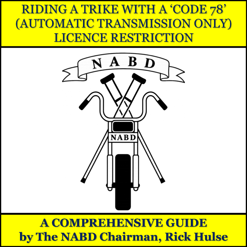 Riding Trikes with a Code 78 Licence